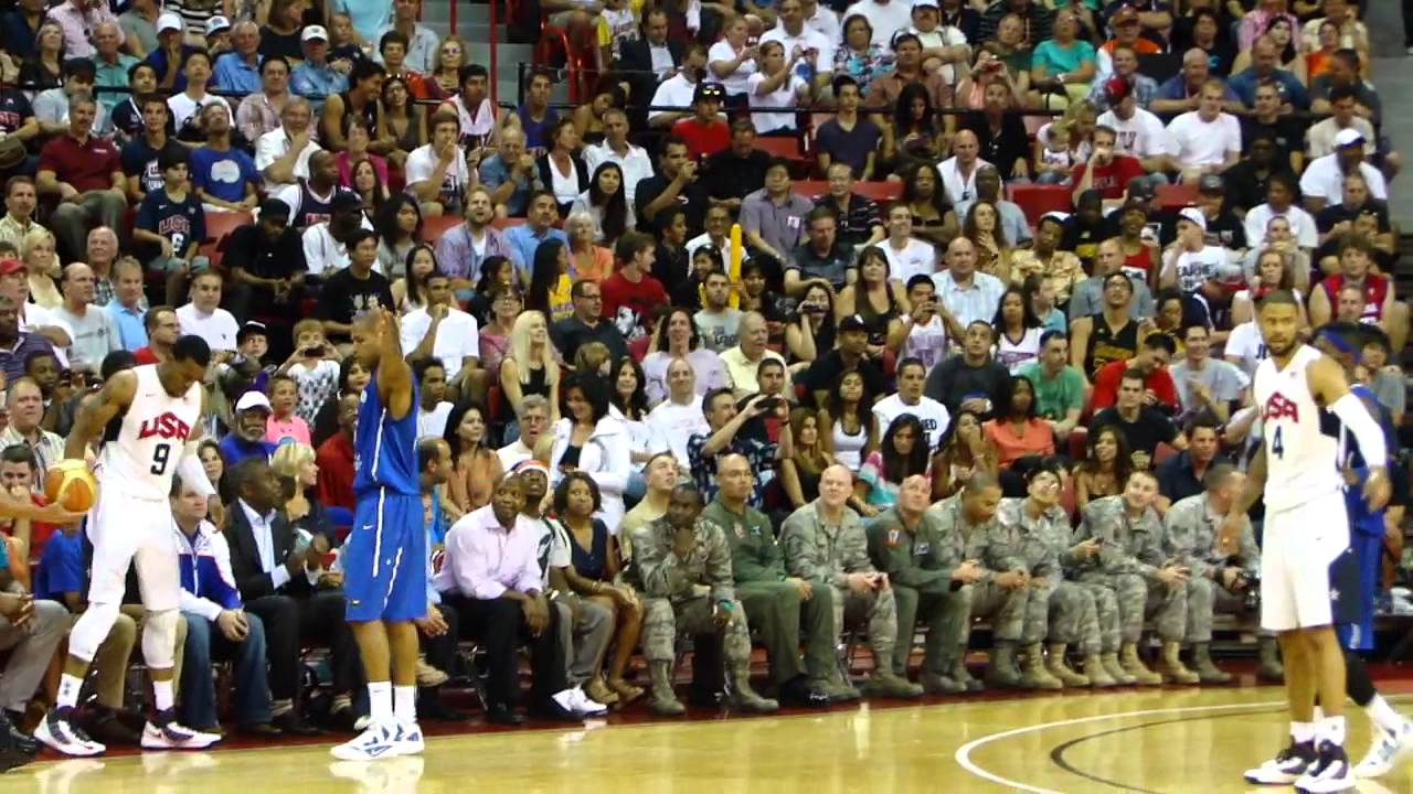 Team USA Players Cheering on Bench - YouTube
