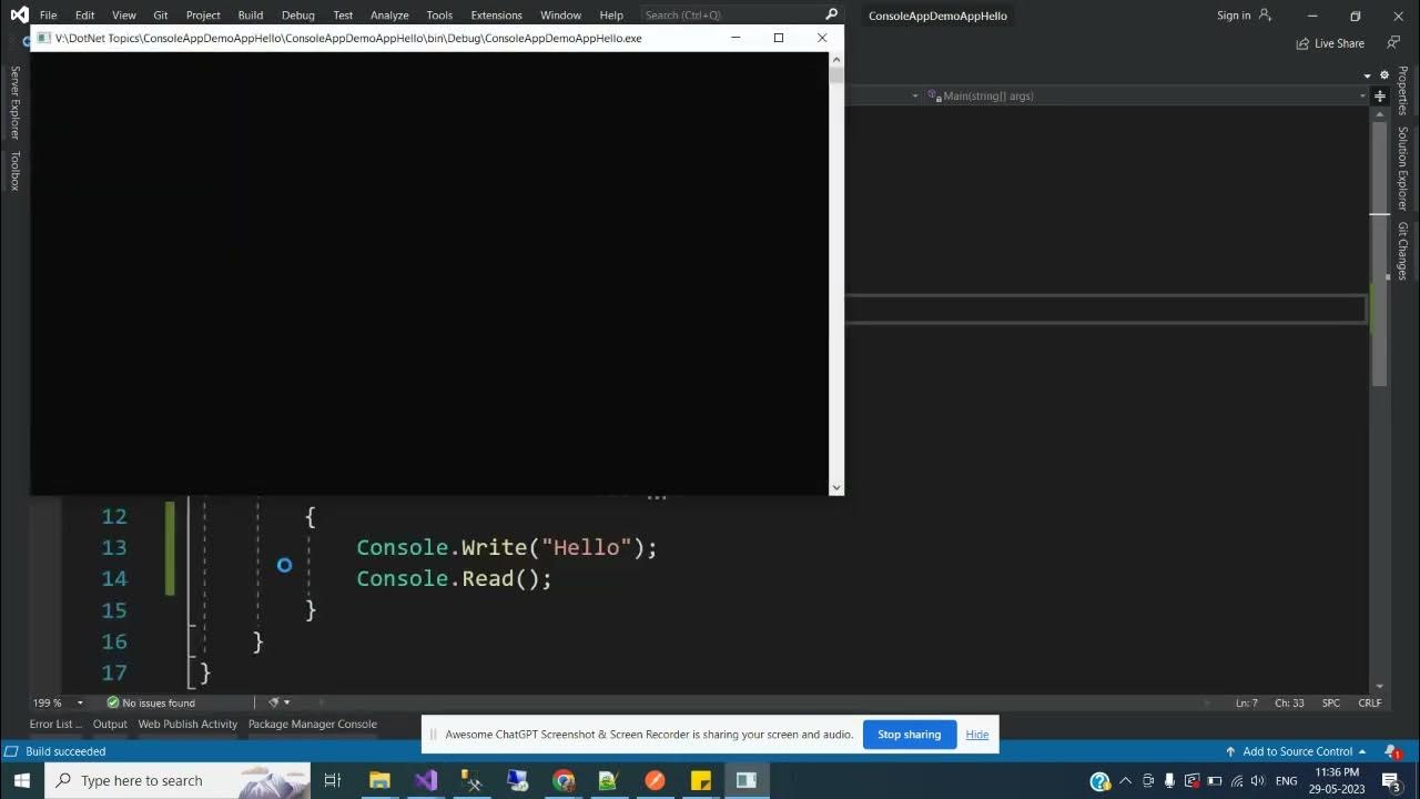 Create New Console Application - YouTube