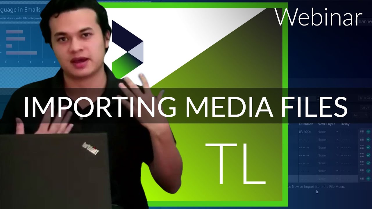 Titler Live 5 - Importing media files | NewBlue Webinar - YouTube