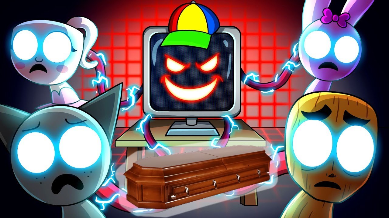 INCREDIBOX SPRUNKI: MR. SAD COMPUTER's WORLD | Cartoon Animation ...