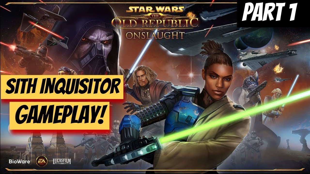 SWTOR Onslaught Intro and Gameplay | Sith Sorcerer Madness | SWTOR 6.0 ...