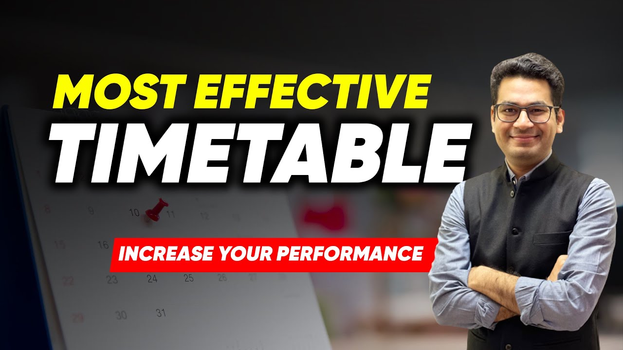 🔥 Most Effective Time Table | Daily Routine | Anup Sir - YouTube