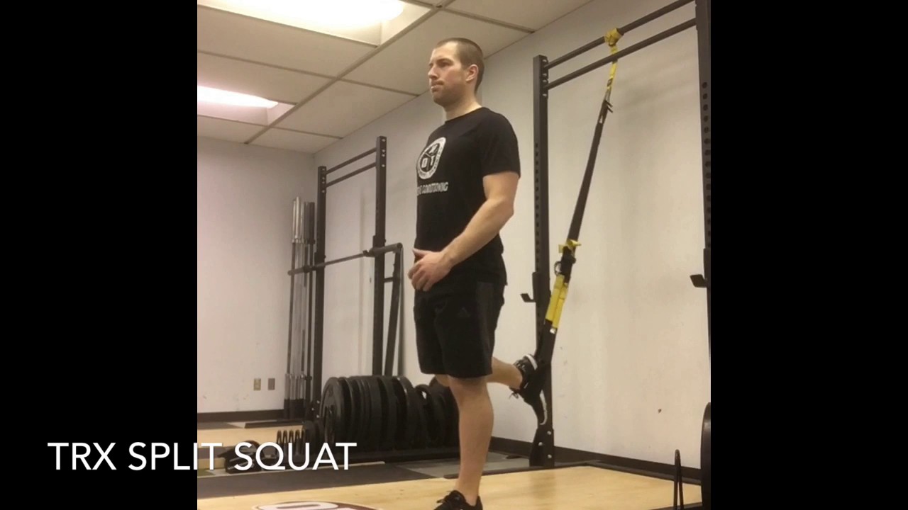 TRX SPLIT SQUAT - YouTube