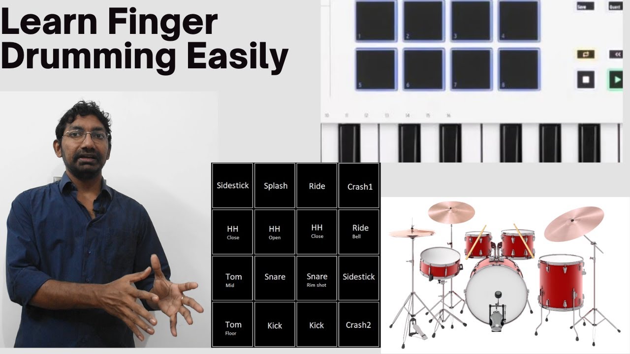 Unlock skills with finger drumming tutorial - Basic Beat Tutorial - YouTube