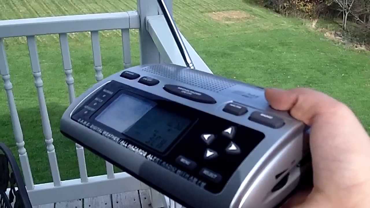 Scanning the Weather Bands WR-300 - YouTube