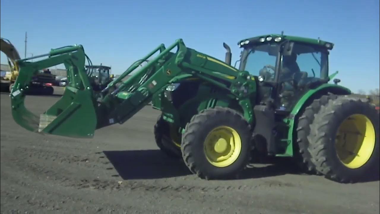 2025- John Deere 6155R MFWD Loader Tractor - YouTube