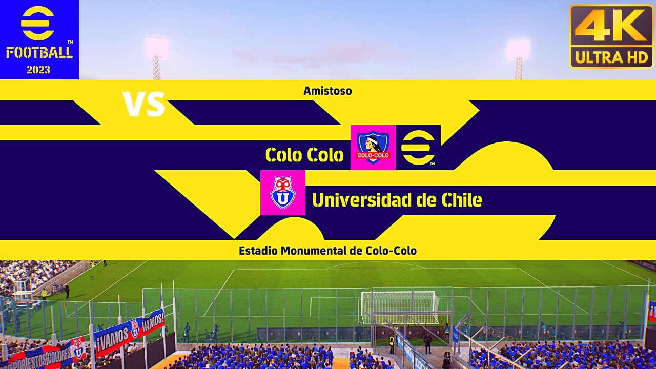 eFootball™ 2023 Actualizacion COLO COLO VS U. DE CHILE [Next Gen PS5 ...