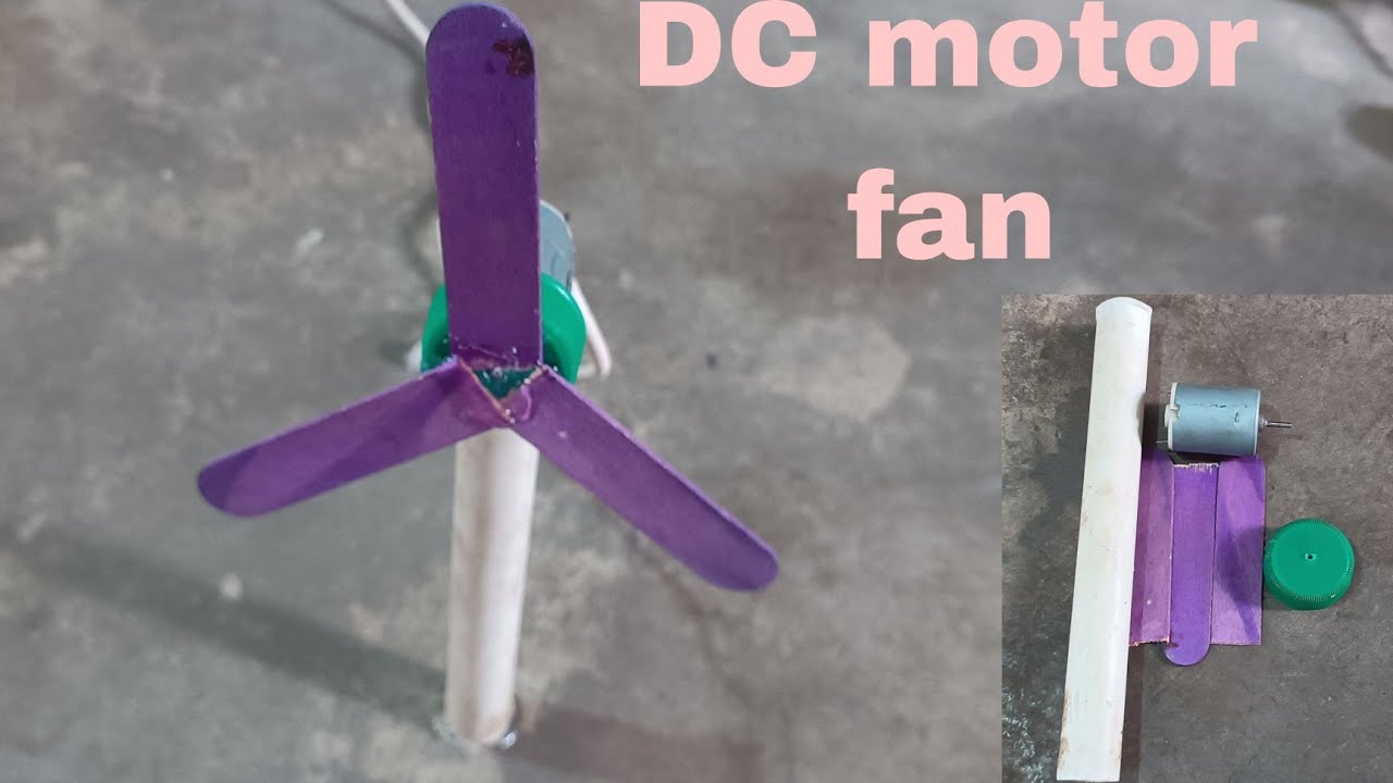 how to make a table fan at home table fan kaise banaen homemade table ...