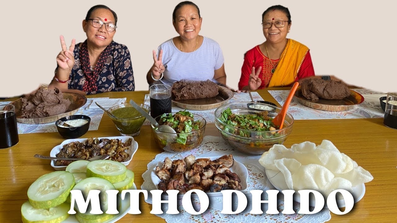 Dhido Sanga Chicken soup,Chicken gravy, Chicken bhutuwa and ...