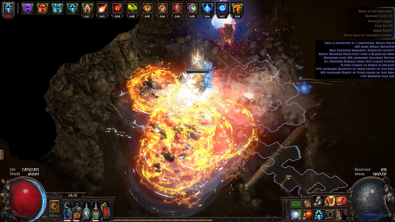 PoE-Full Maze of Minator Map Run - YouTube