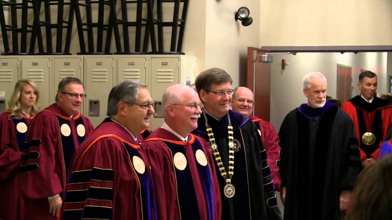 The Inauguration of Dr. George F. "Jody" Harpster - YouTube