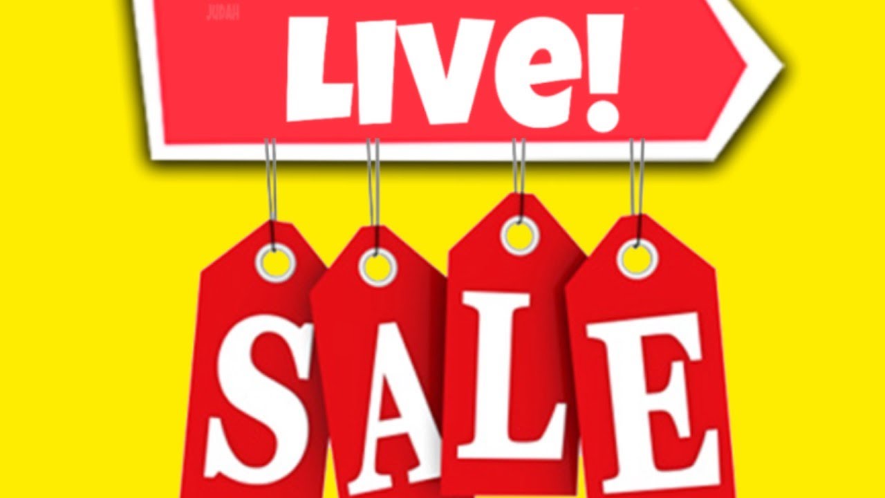 LIVE SALE Wednesday - YouTube