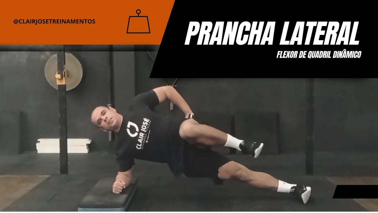Prancha lateral isométrica flexão de quadril - YouTube