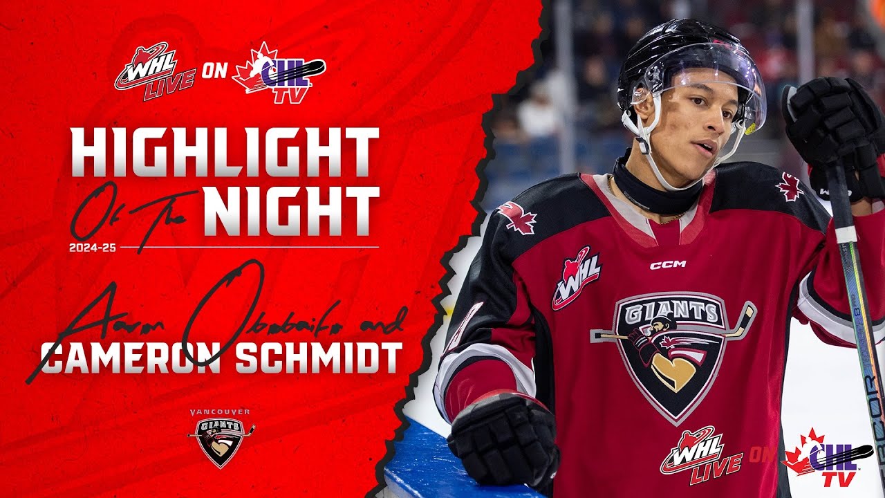 WHL Highlight of the Night - Aaron Obobaifo channels his inner Johnny ...