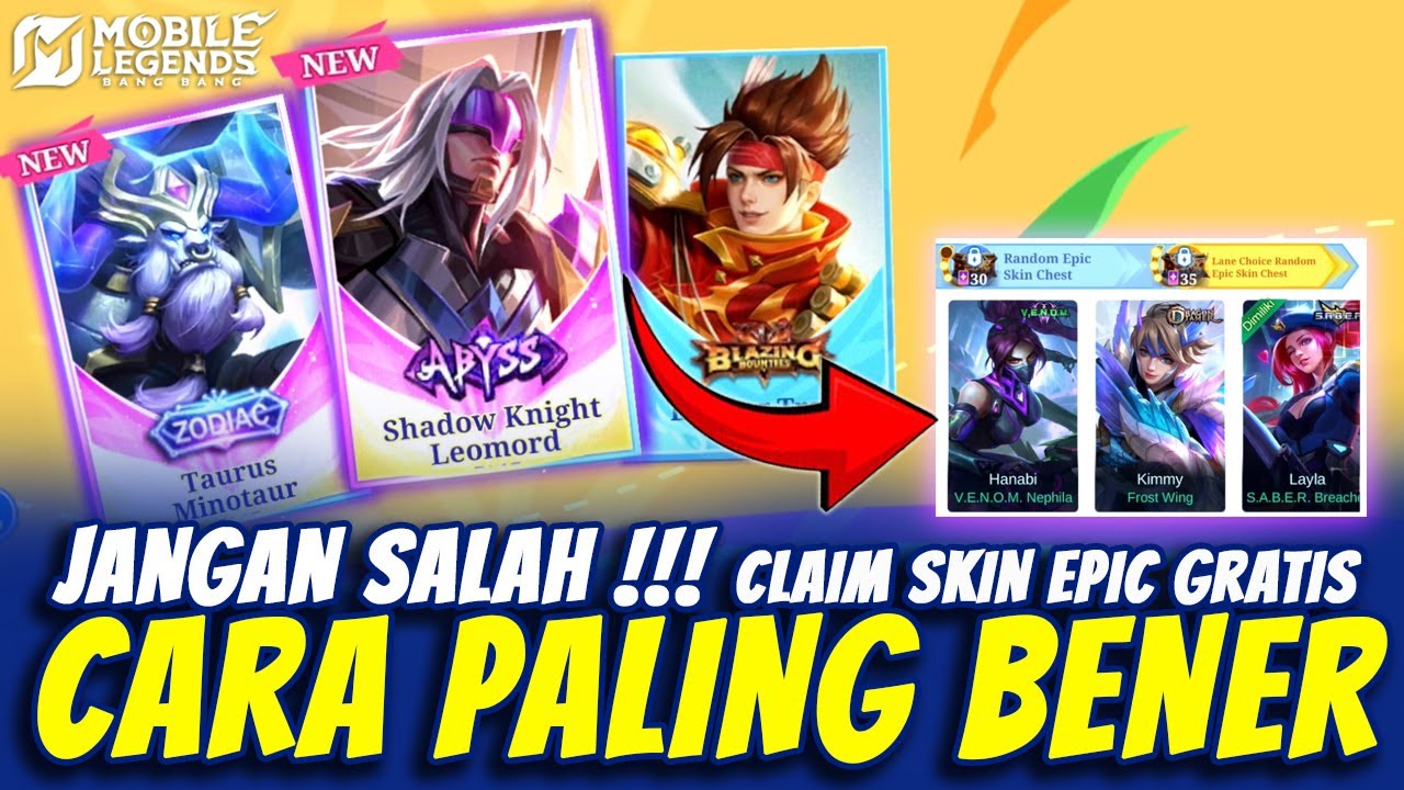 JANGAN SALAH!! CARA BENAR CLAIM SKIN EPIC GRATIS ALBUM BERKILAU ...