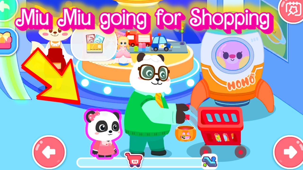 Miu Miu Guides Panda Through the Supermarket! Exciting Kids Shopping ...