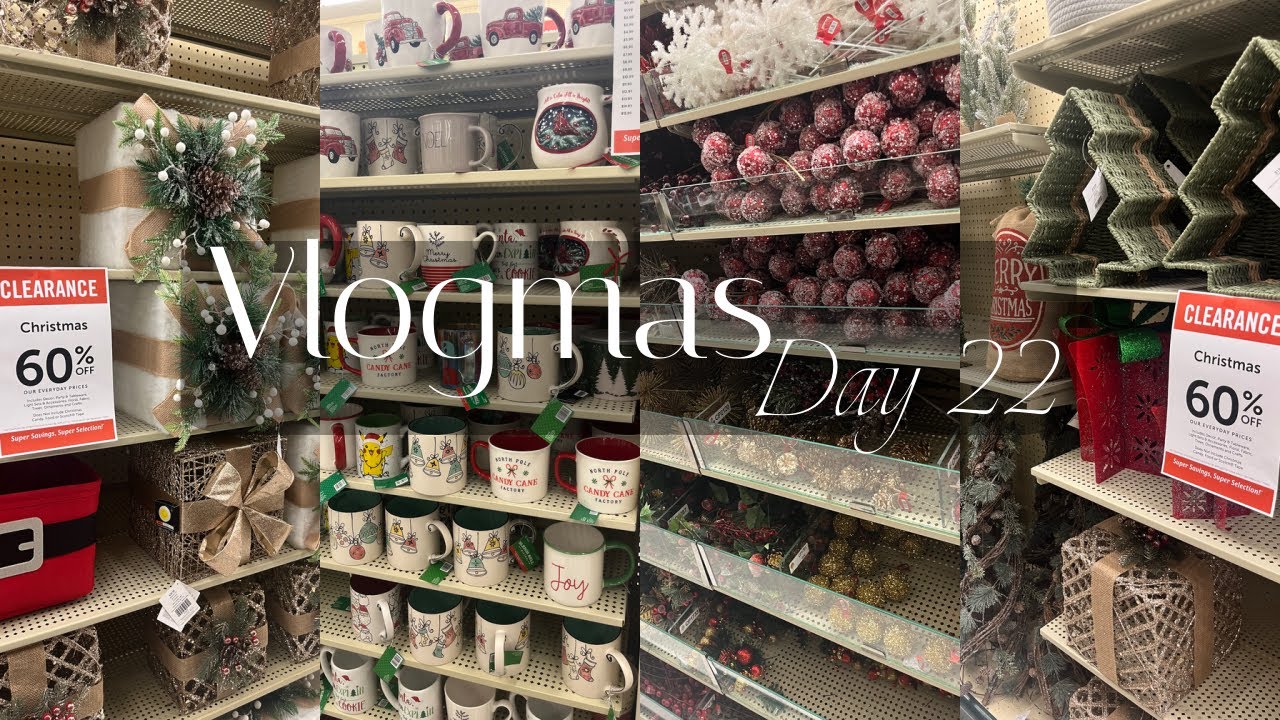 Vlogmas Day 22!! Hobby Lobby Run + Late Night Walmart Run - YouTube