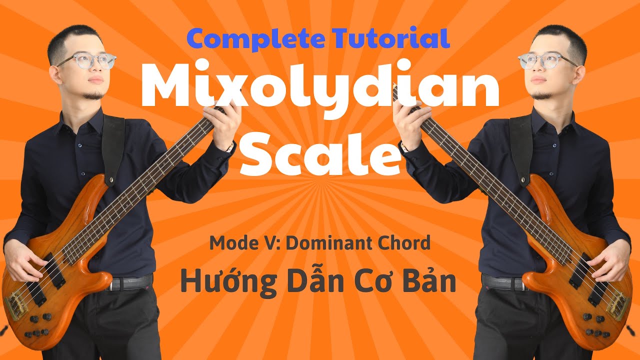 How to play Mode G Mixolydian Scale and Apeggios Bass Guitar | Hướng ...