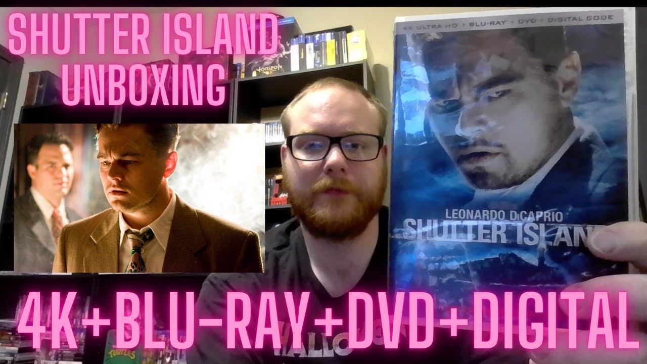 Shutter Island 4K Blu-Ray + DVD + Digital Unboxing (Leonardo DiCaprio ...