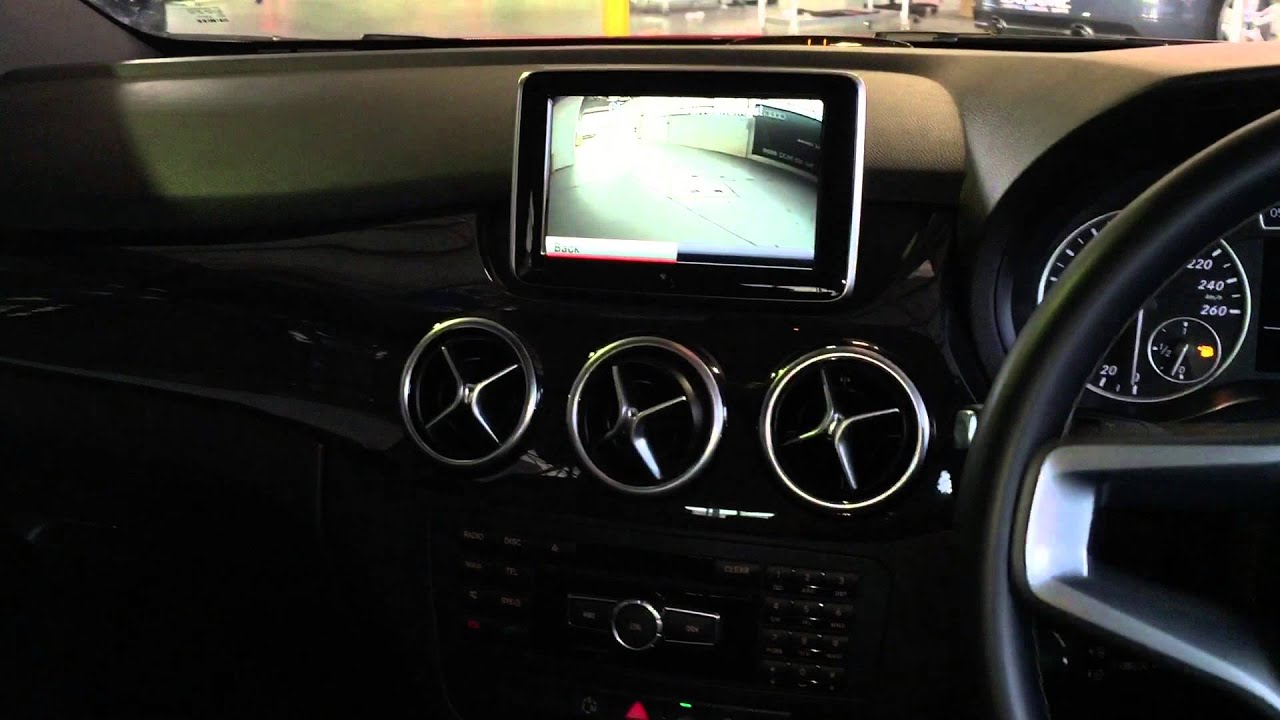 2013 MERCEDES B CLASS W246 INTEGRATED REAR VIEW CAMERA RETROFIT - YouTube