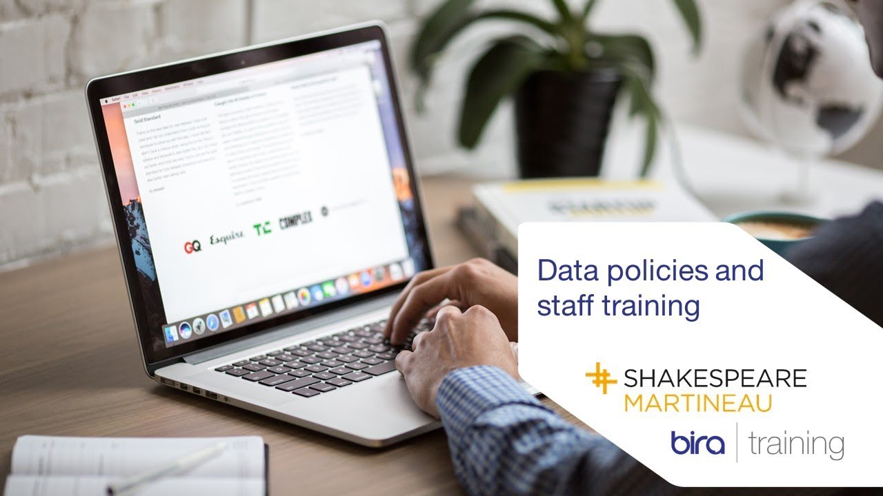 GDPR policies and staff training - YouTube