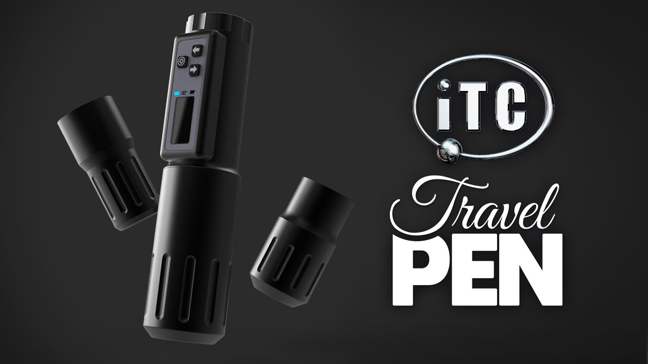 Travel PEN by ITC : machine rotative tattoo sans fil - YouTube