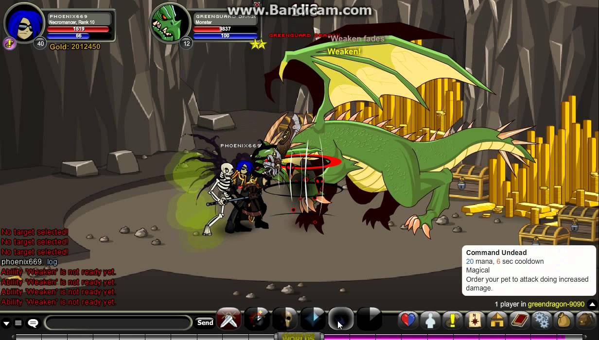 AQW Necromancer Class - YouTube