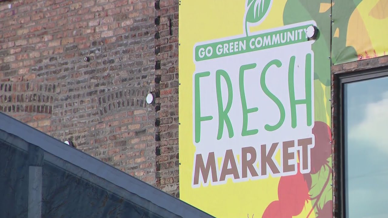 Go Green Fresh Market opens in Englewood - YouTube