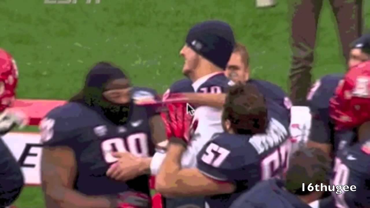 Fight Between Arizona Teammates - YouTube
