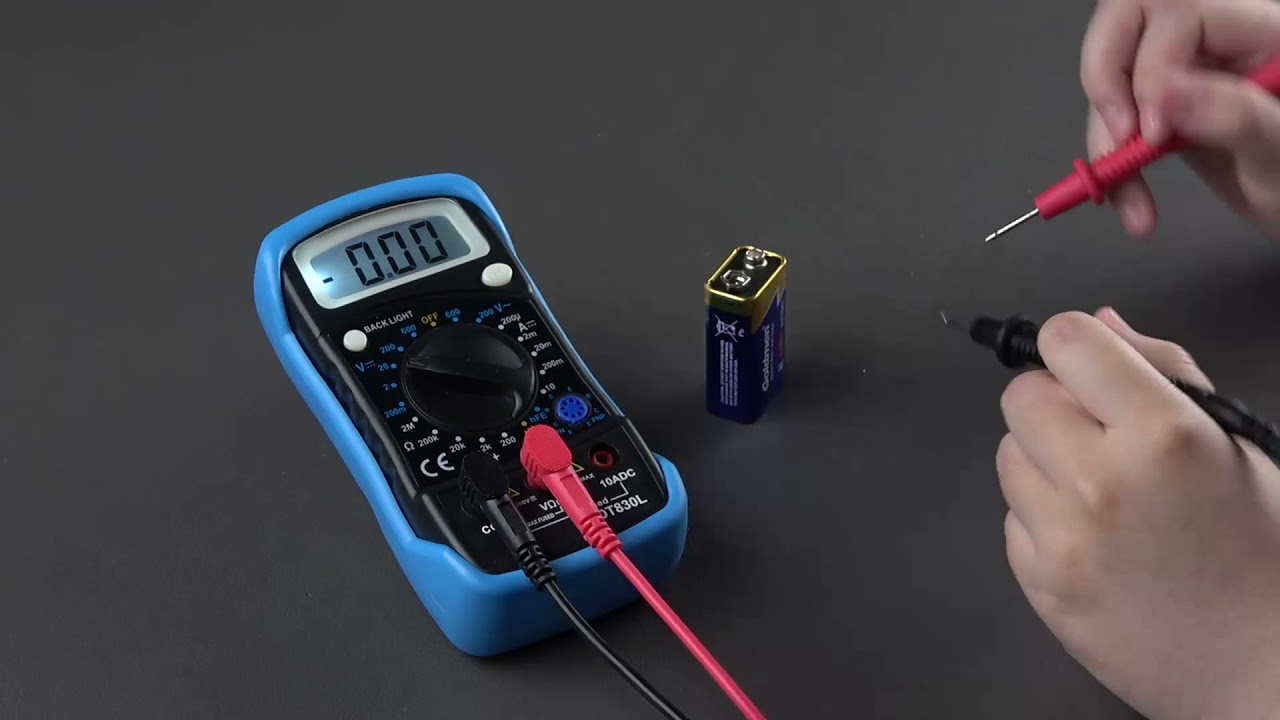 Neoteck Digital Multimeter Pocket Manual Ranging - YouTube