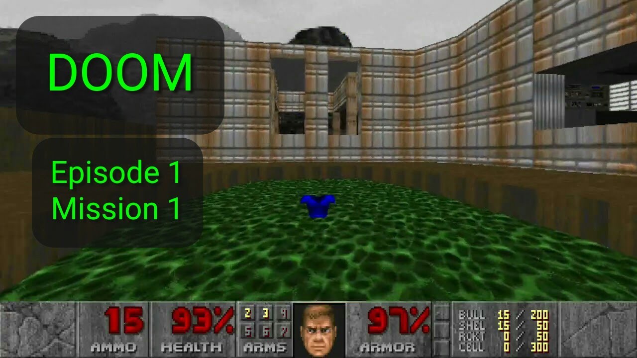 DOOM (1993) Episode 1 - Mission 1 - YouTube