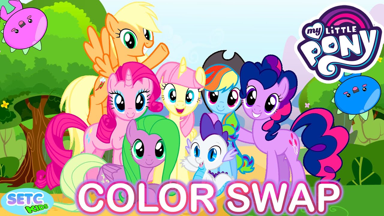 My Little Pony Color Swap - Mane 6 Rainbow Dash Twilight Sparkle - MLP ...