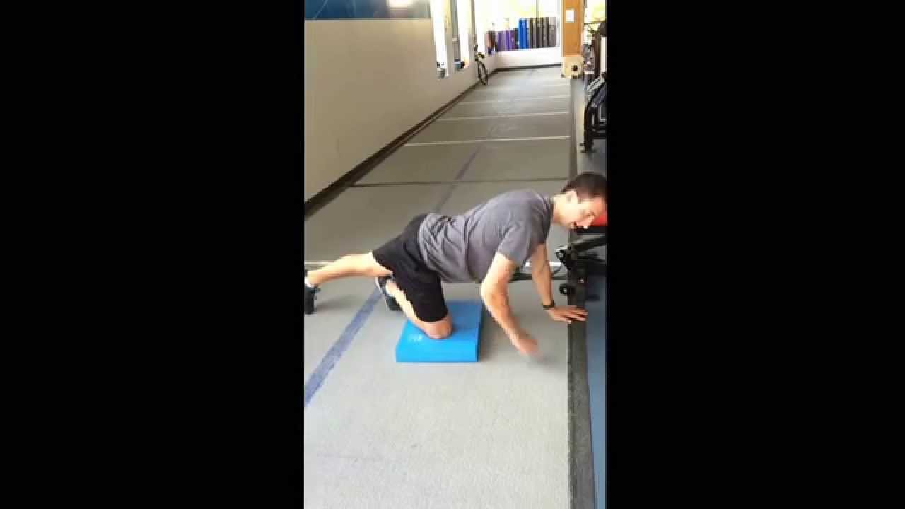 Hip external rotation & posterior glide mob - YouTube
