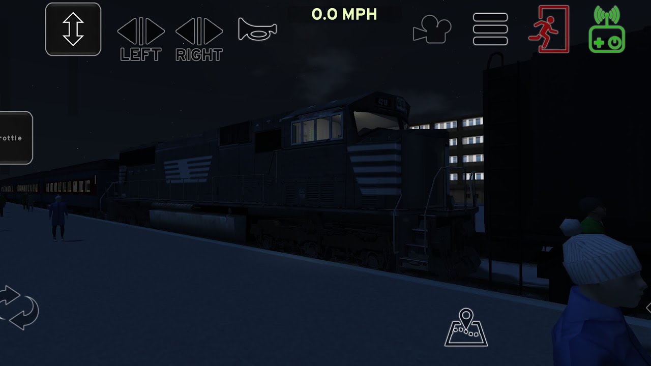 NS SD70M going into notch 8 on the polar Express (train and Rail Yard ...