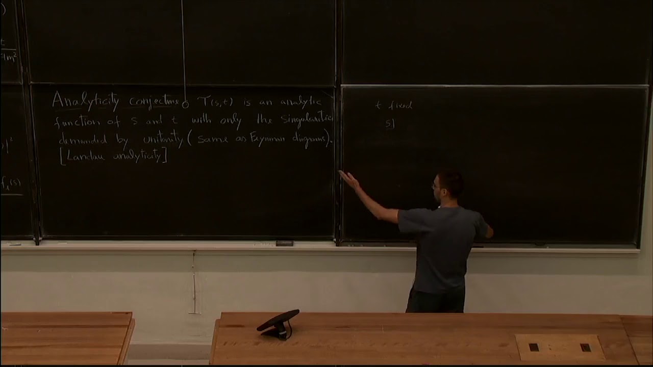 2018 Bootstrap School - Joao Penedones: Regge Physics, Lecture 2 - YouTube
