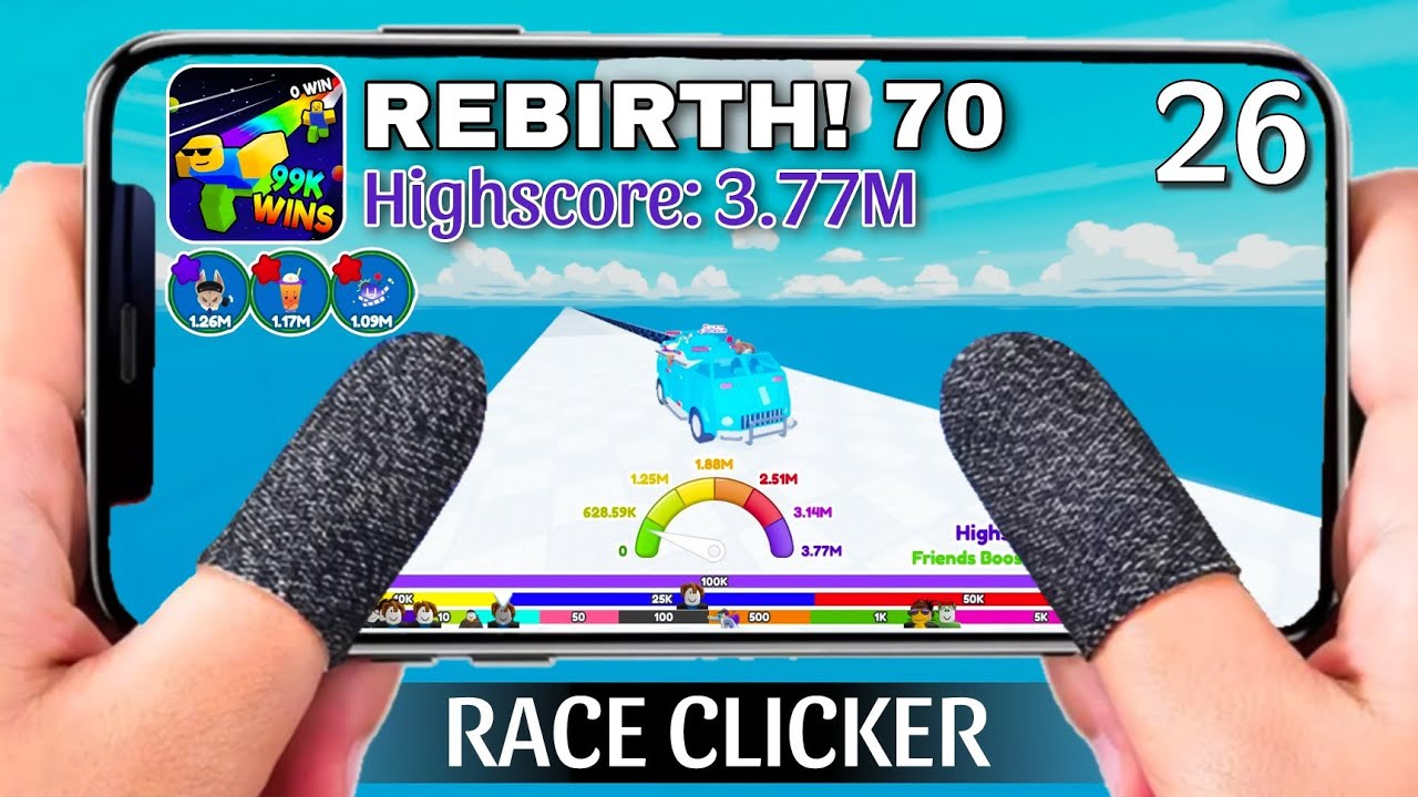 Bank Portal | REBIRTH! 70 | Highlights: 3.77M - Race Clicker Gameplay ...