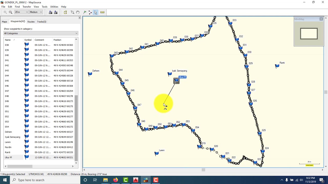Cara Eksport Data GPS Garmin dari MapSource Ke Autocad - YouTube