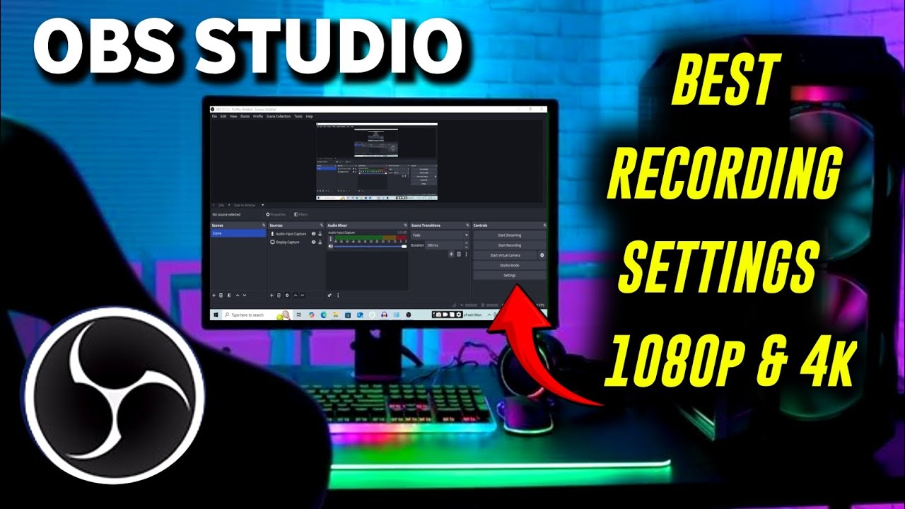 OBS Studio - Best Recording Settings 1080p and 4k | OBS Studio ...