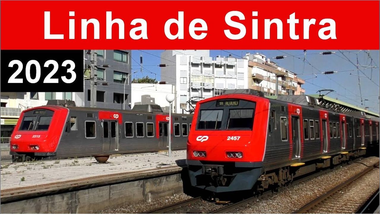 Linha de Sintra - Rush Hour Comboios de Portugal Trains - YouTube