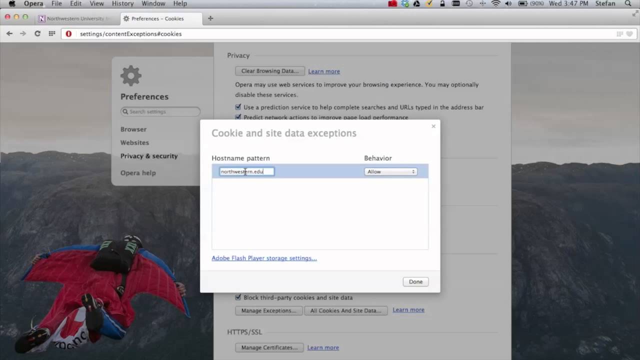 How to Manage Cookies in Opera on Mac OS X - YouTube