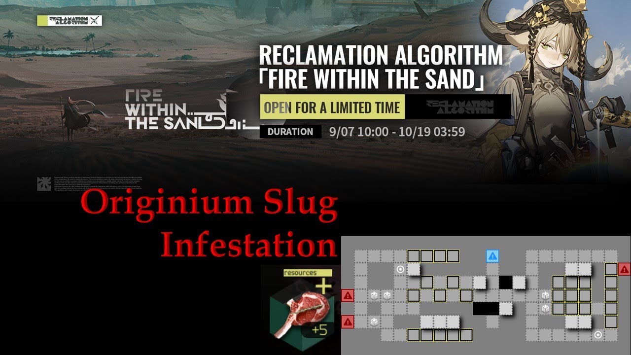 Originium Slug Infestation Hunting Zone Reclamation Algorithm [fire