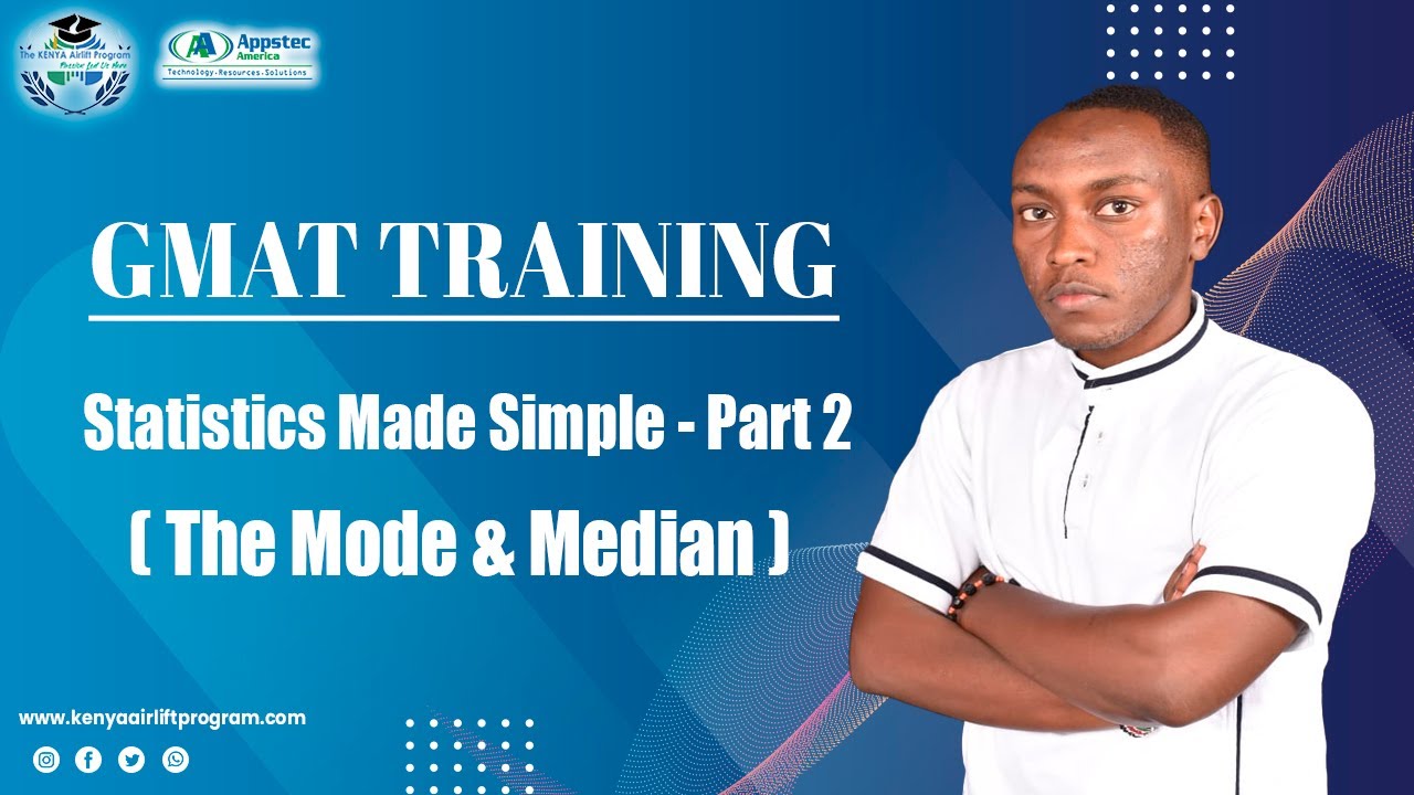 GMAT Quant| Statistics Made Simple | Part 2 | Mastering Mean and Median - YouTube