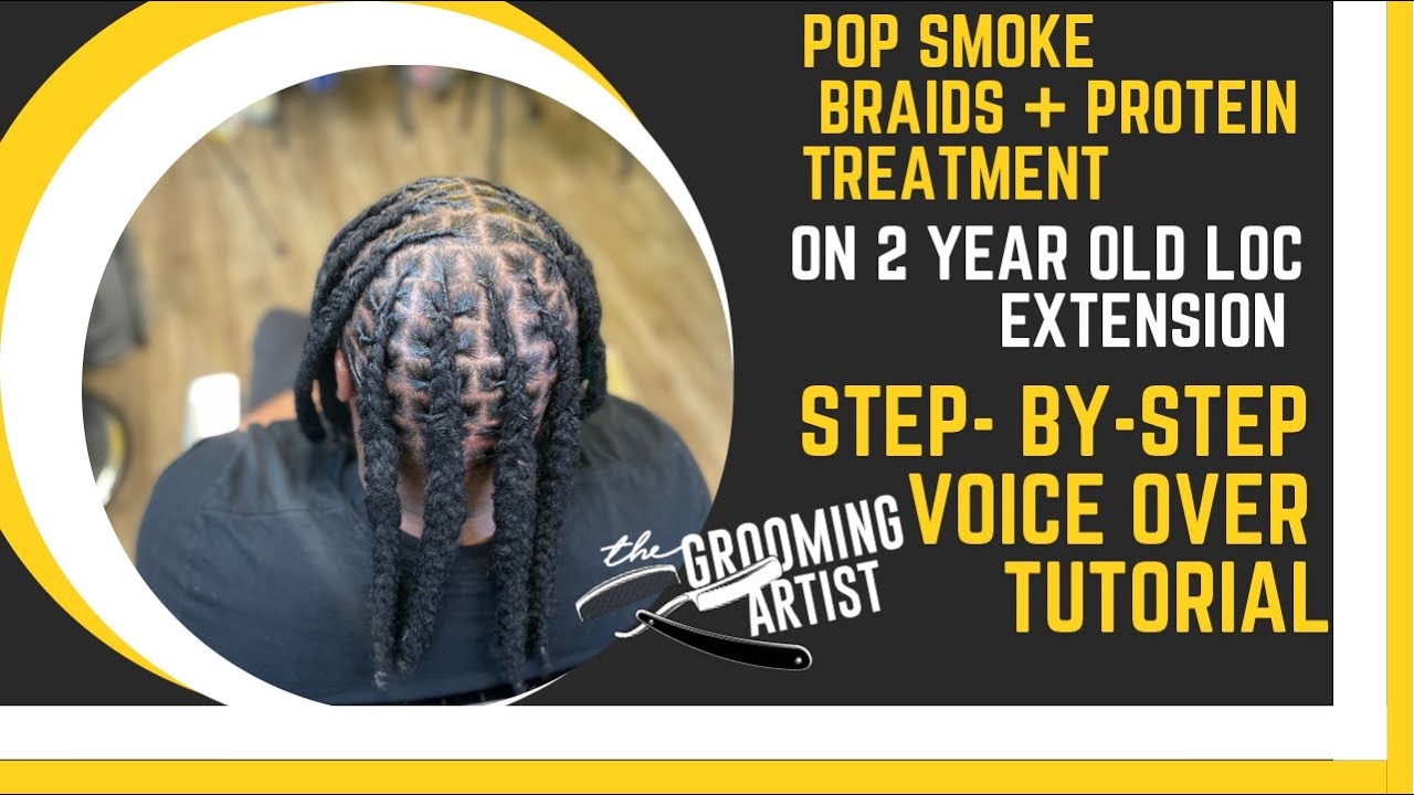 #POPSMOKE BRAIDS ON 2 YEAR OLD LOC EXTENSIONS |STEP BY STEP TUTORIAL| # ...