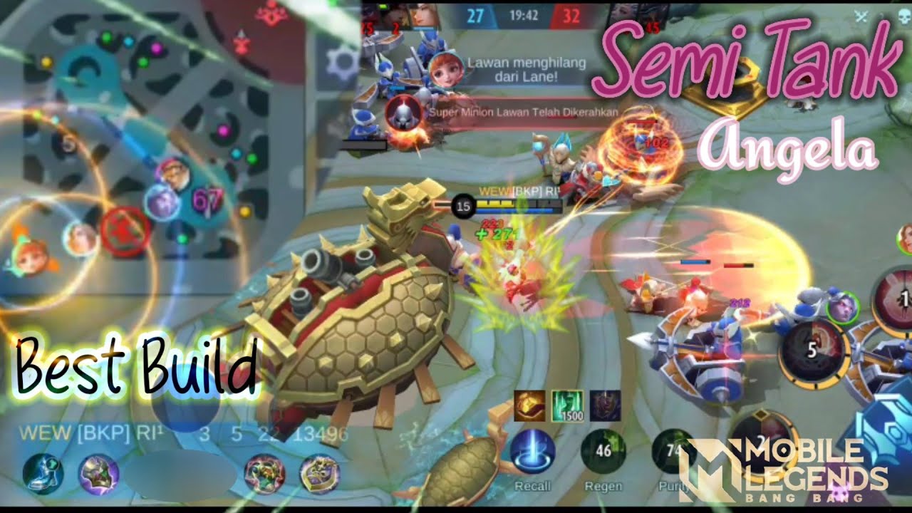 Angela Semi Tank || Best Bulid Metta Support || Mobile Legends - YouTube