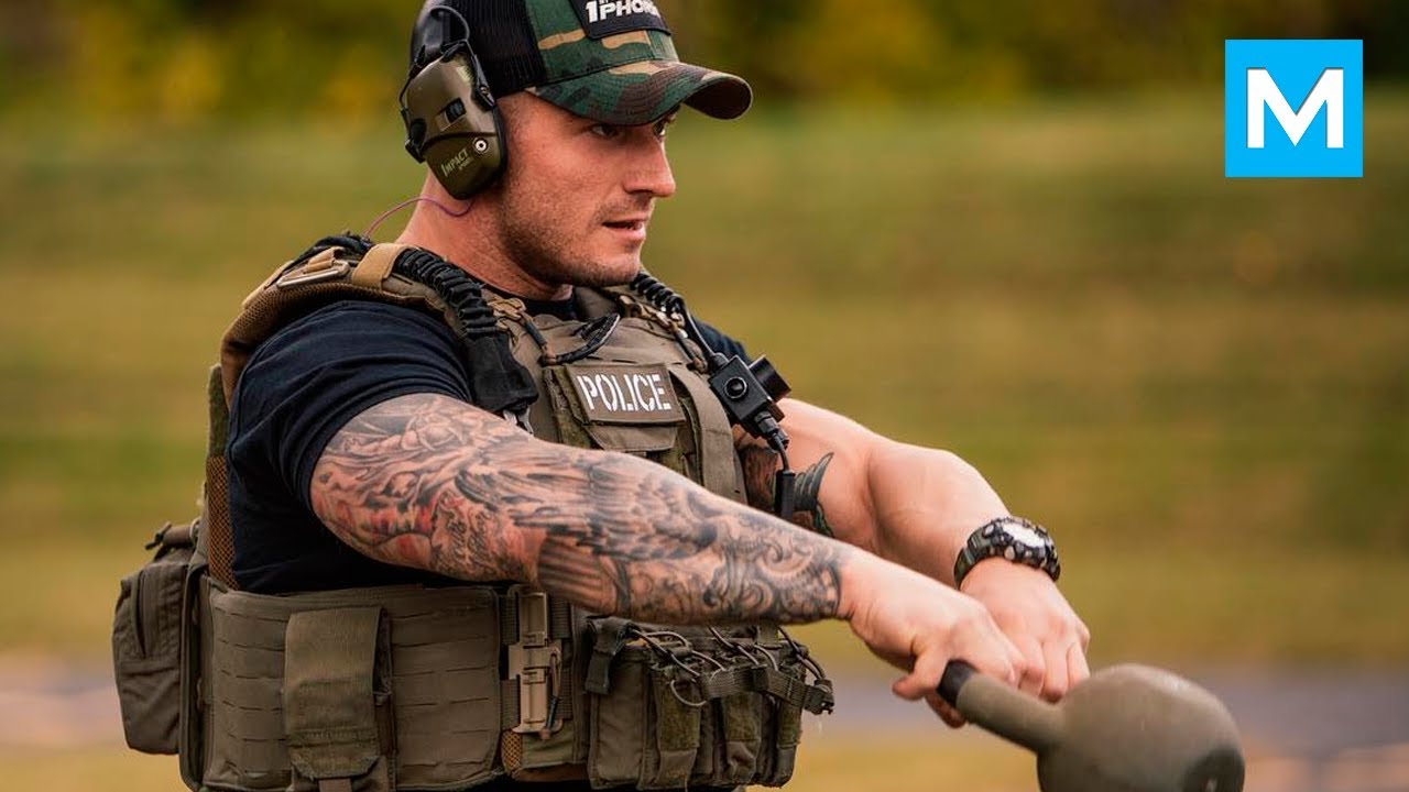 Most JACKED COP - Michael Counihan | Muscle Madness - YouTube