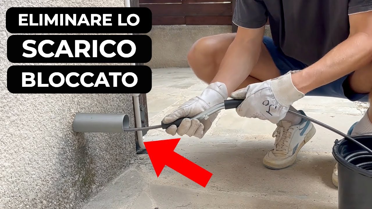 Scarico bloccato? Come sturare lo scarico in pochi minuti! - YouTube