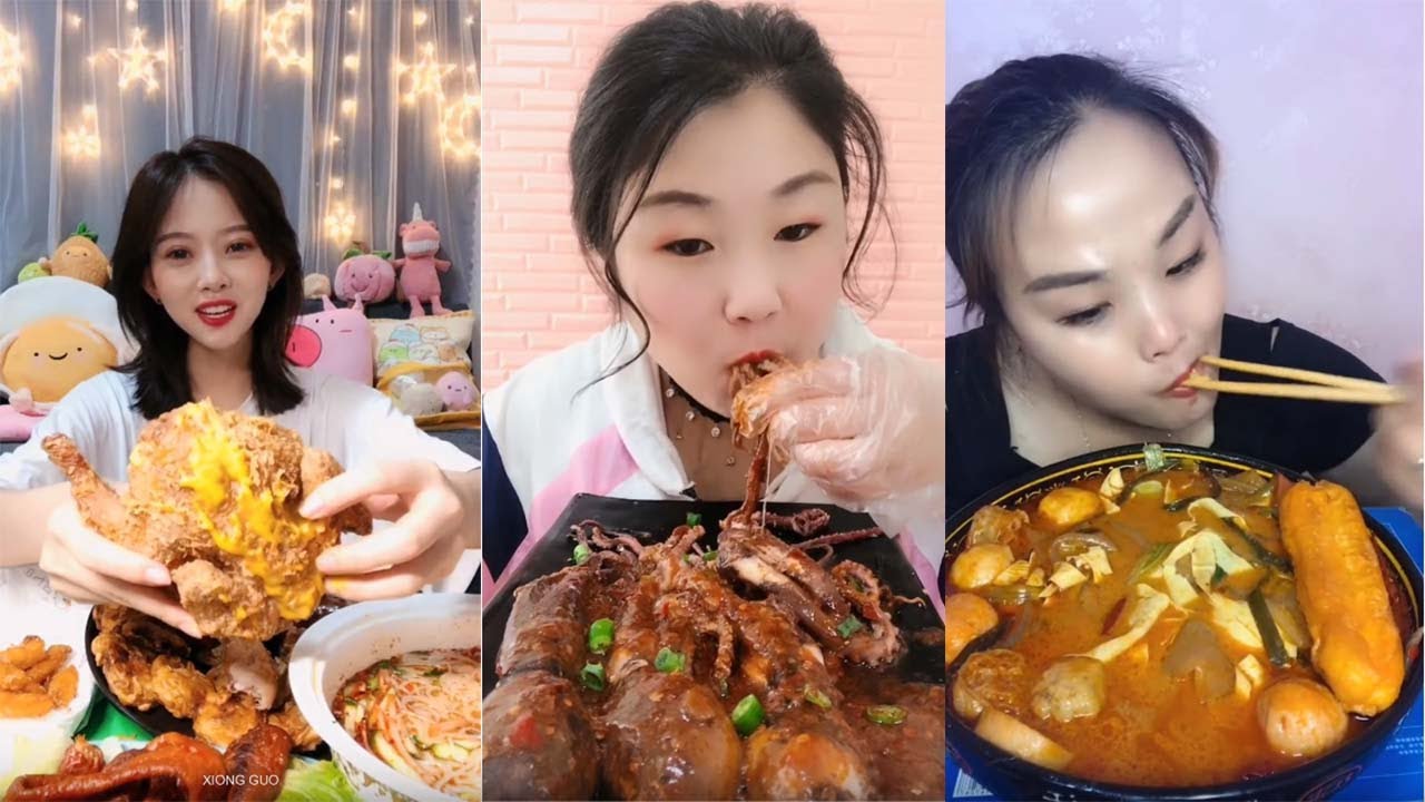 【EATING SHOW】吃播秀大胃王挑戰吃各種食物錦集 奇怪食物吃貨 中國美食 Chinese eating show NO-6 - YouTube