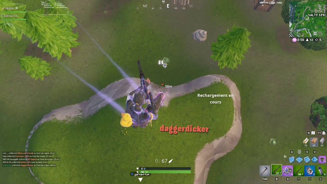 Fortnite Sniper Repulse Flip Shoot OMG WTF - YouTube