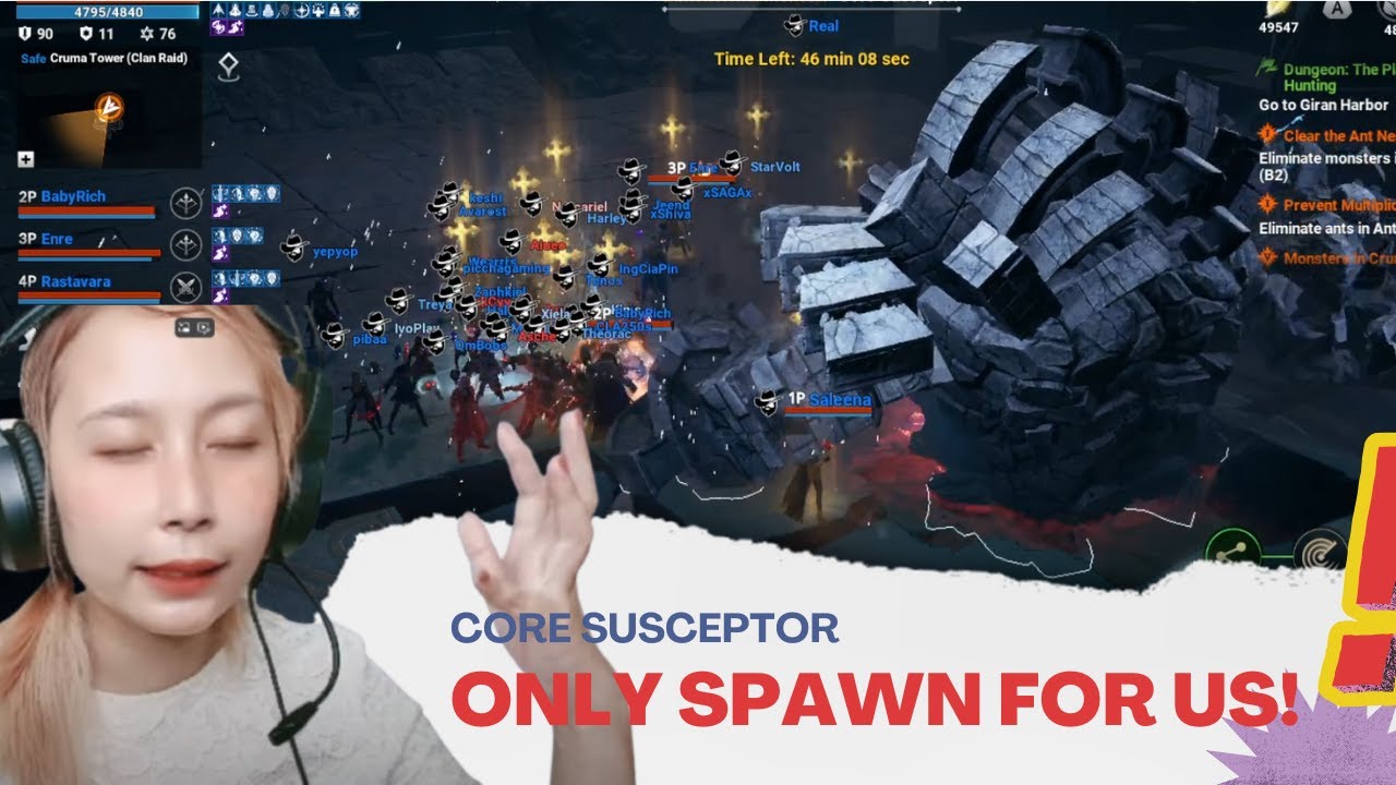 [LINEAGE2M] Raid Boss Core Suspector - THE WIND SAYS ITS ONLY SPAWN FOR ...