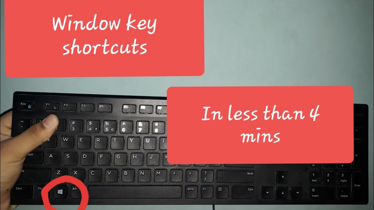 Usefull shortcut keys with Win key || In just less than 4 mins - YouTube